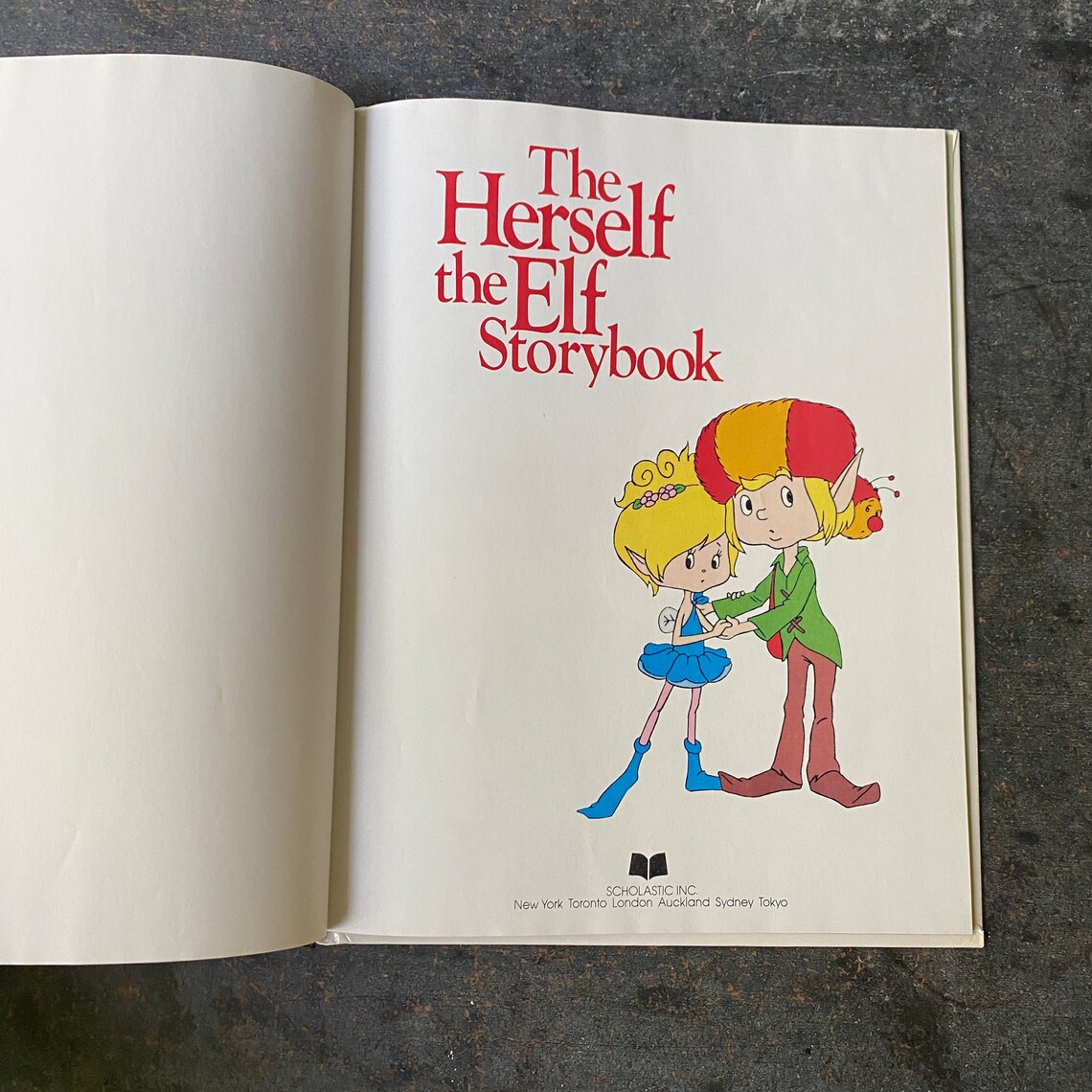 Vintage Herself the Elf Storybook - Etsy