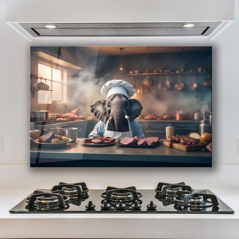 Kitchen Glass Splashback-tempered Glass Backsplash Tile Kitchen ...