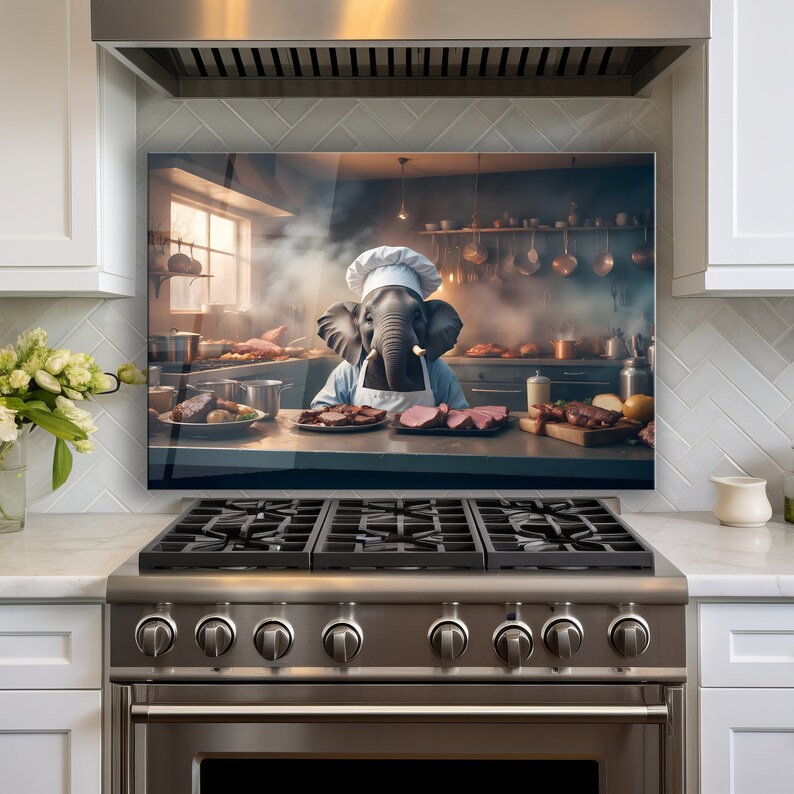 Kitchen Glass Splashback-tempered Glass Backsplash Tile Kitchen ...