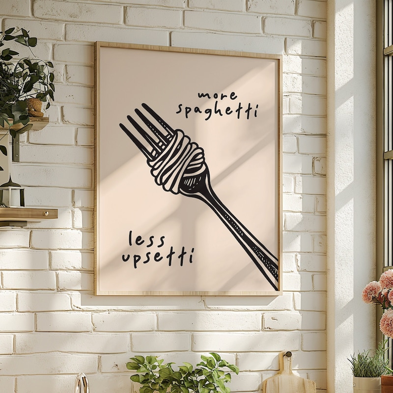More Spaghetti Less Upsetti - Etsy