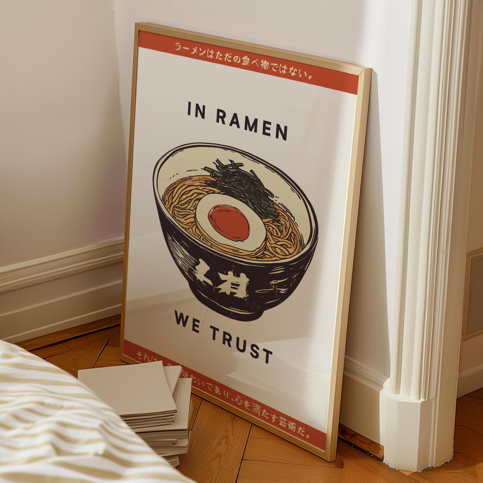 Japanese Ramen Art, Retro Japanese Print, Vintage Ramen Poster, Asian ...