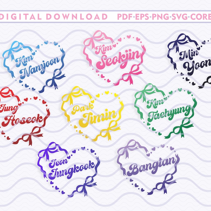 Idol Heart Stickers - Etsy