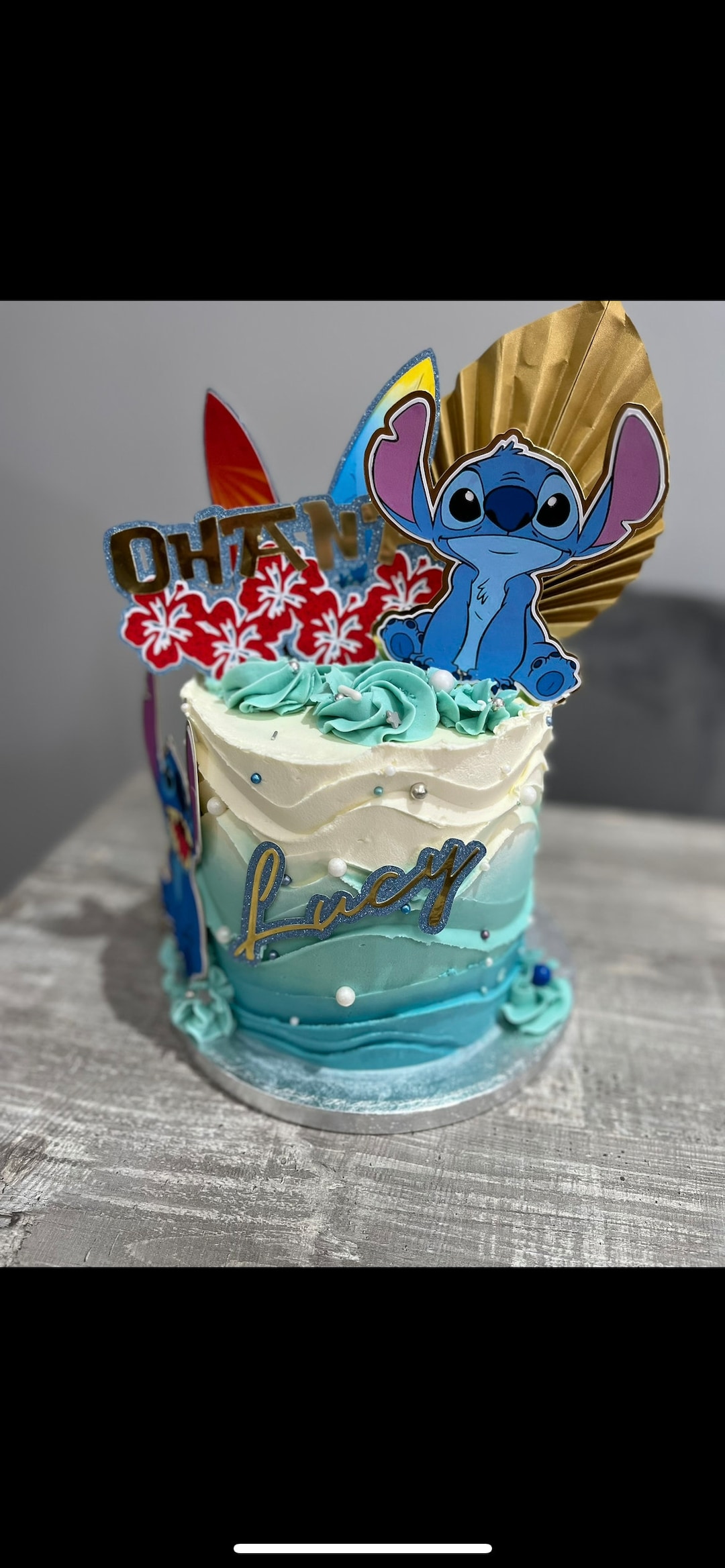 Stitch Cake Topper Set - Etsy