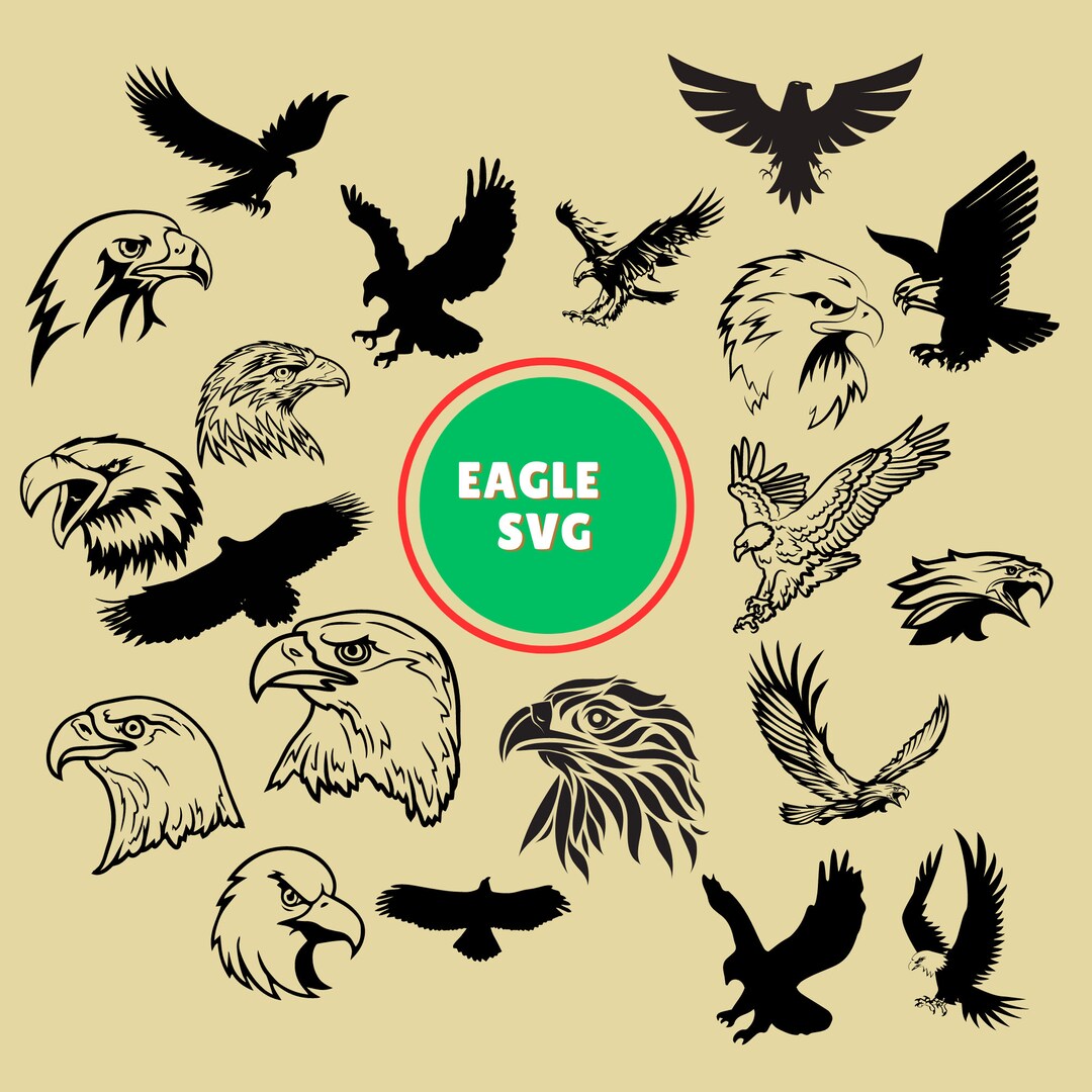 Eagle SVG, Eagle Silhouette Svg, Eagle Silhouette, SVG Files for Cricut ...