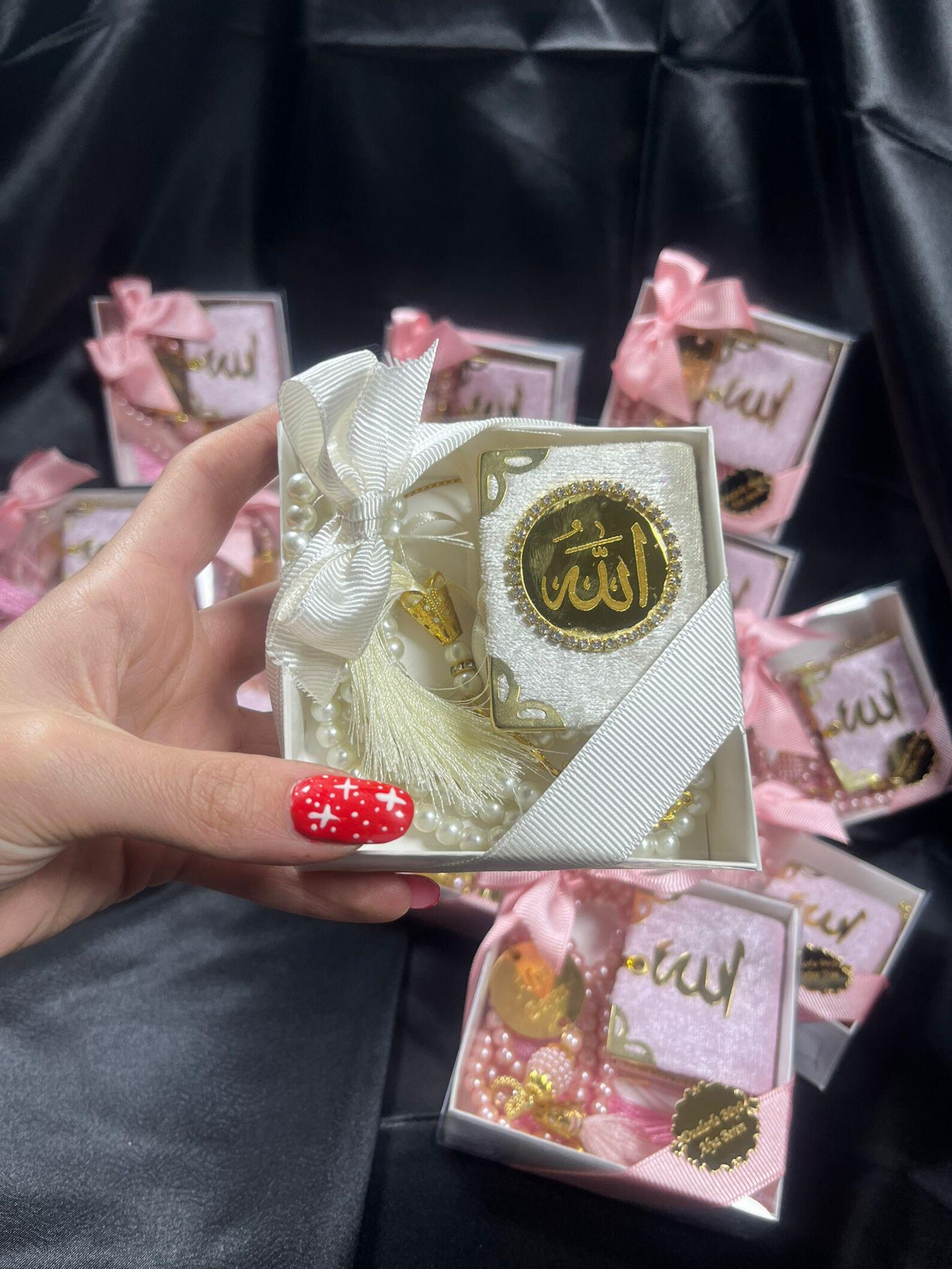 Luxury Custom Mini Quran Tasbih Box Set, Arabic Quran Set, Islamic ...