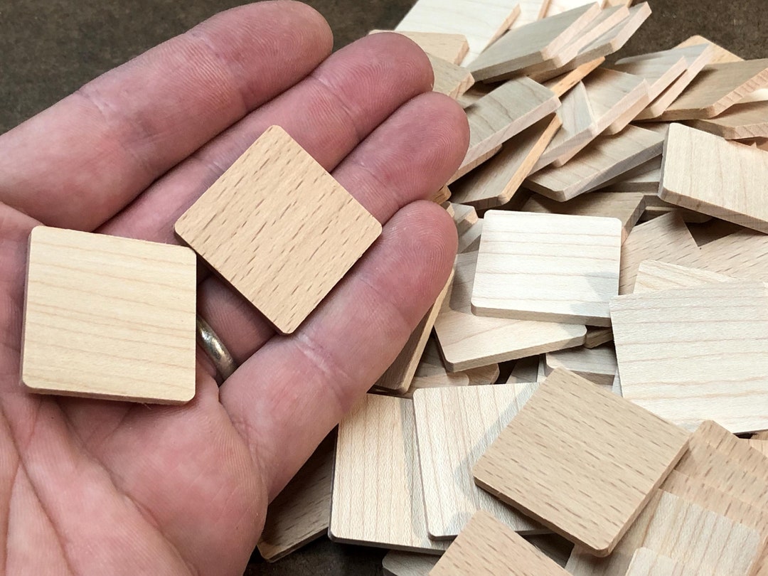 3cm & 9cm Wooden Square Tiles multiple Sets Reserved - Etsy