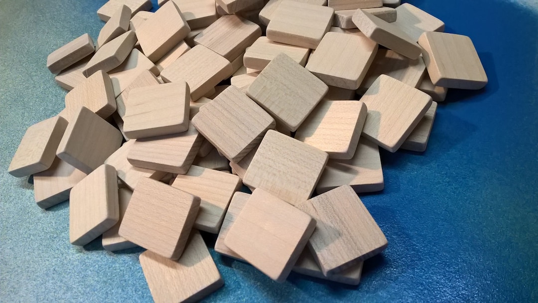 Blank Scrabble Tiles (lot of 20) Unmarked - Etsy