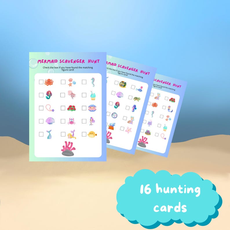 Mermaid Scavenger Hunt - Etsy