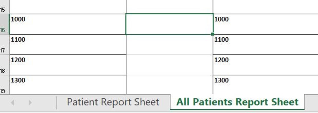 Telemetry Patient Report Sheet and All Patient Schedules - Etsy