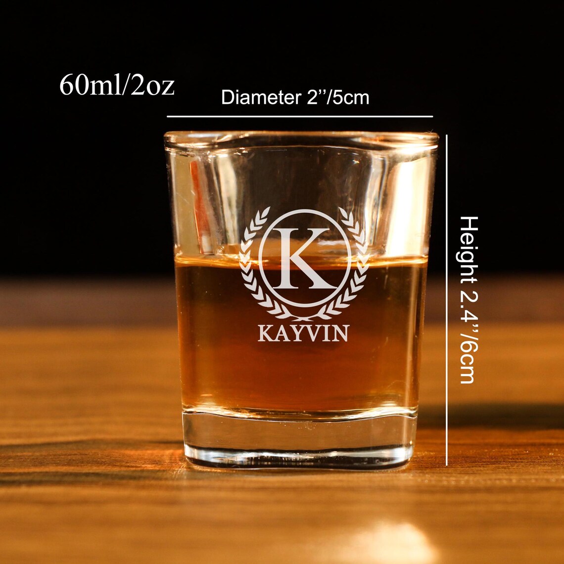 Custom Logo 2oz Shot Glass,personalized Company Logo ，engraved Shot ...