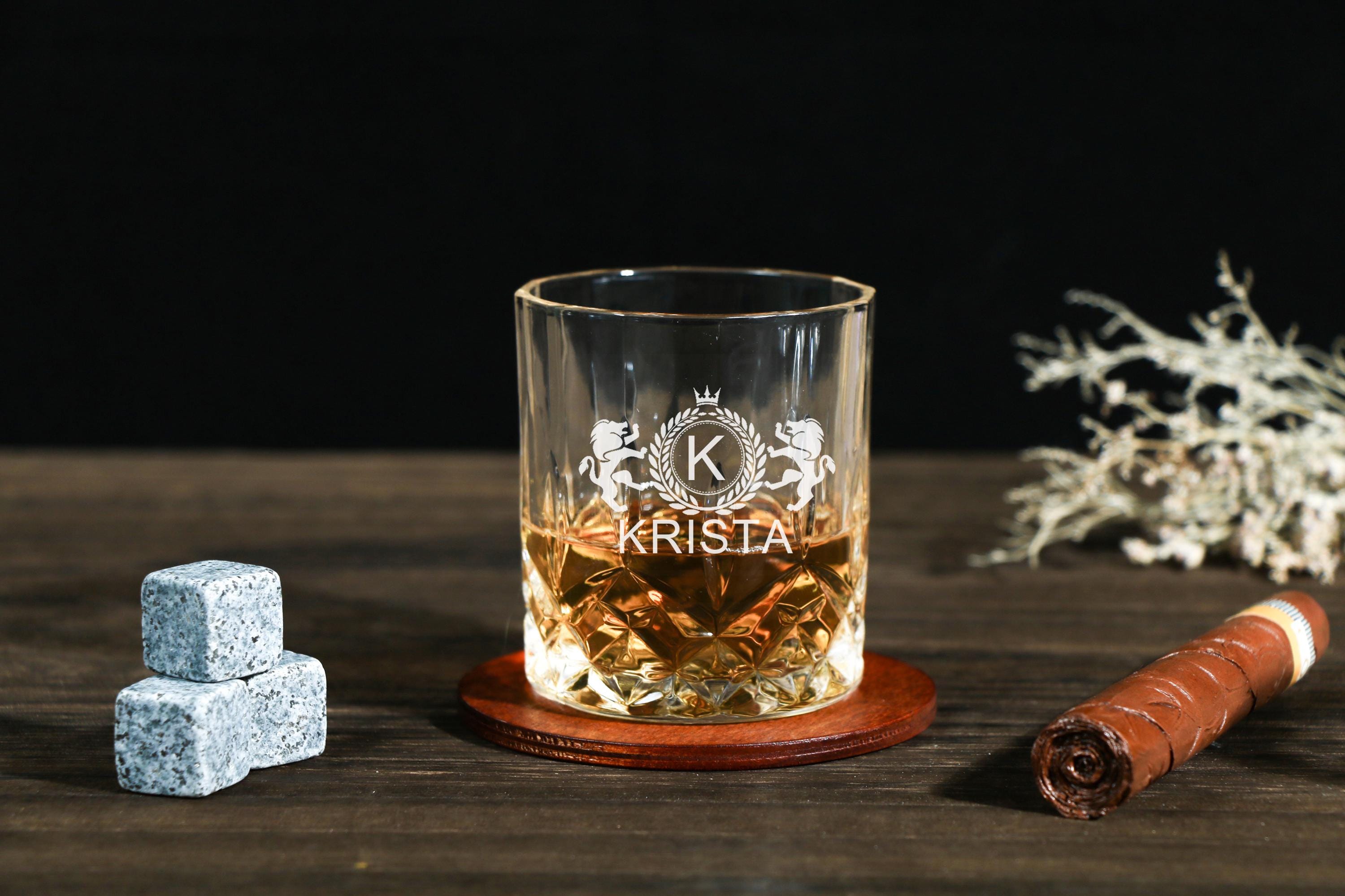 Custom Whiskey Rock Glass Fathers Day Gift, High Quality Personalized ...