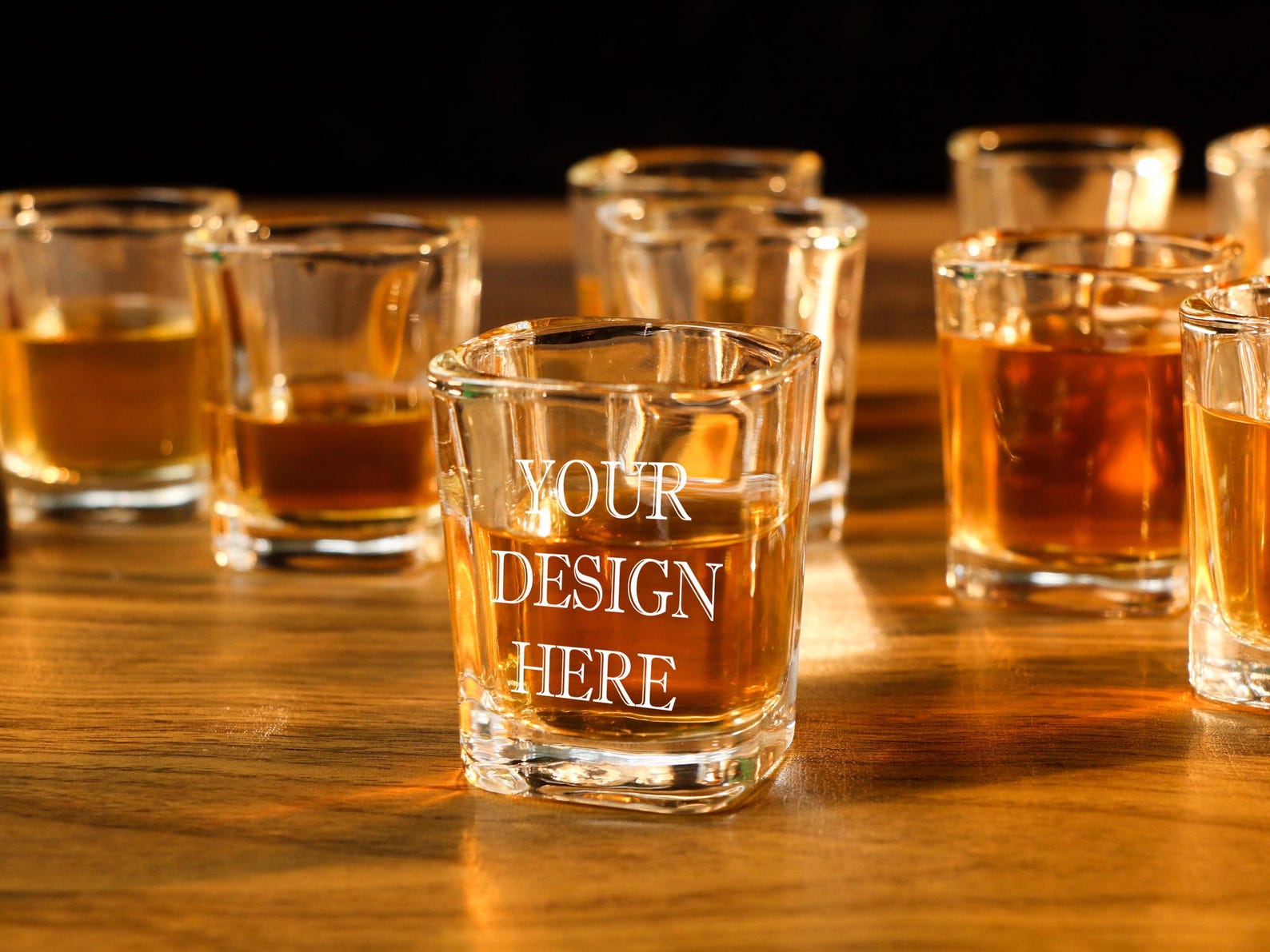 Custom Logo 2oz Shot Glass,personalized Company Logo ，engraved Shot ...