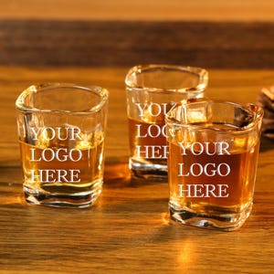 Custom Logo 2oz Shot Glass,personalized Company Logo ，engraved Shot ...