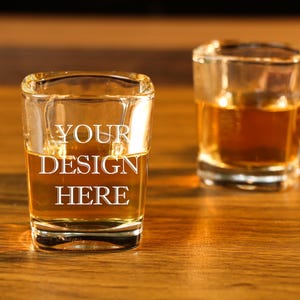 Custom Logo 2oz Shot Glass,personalized Company Logo ，engraved Shot ...