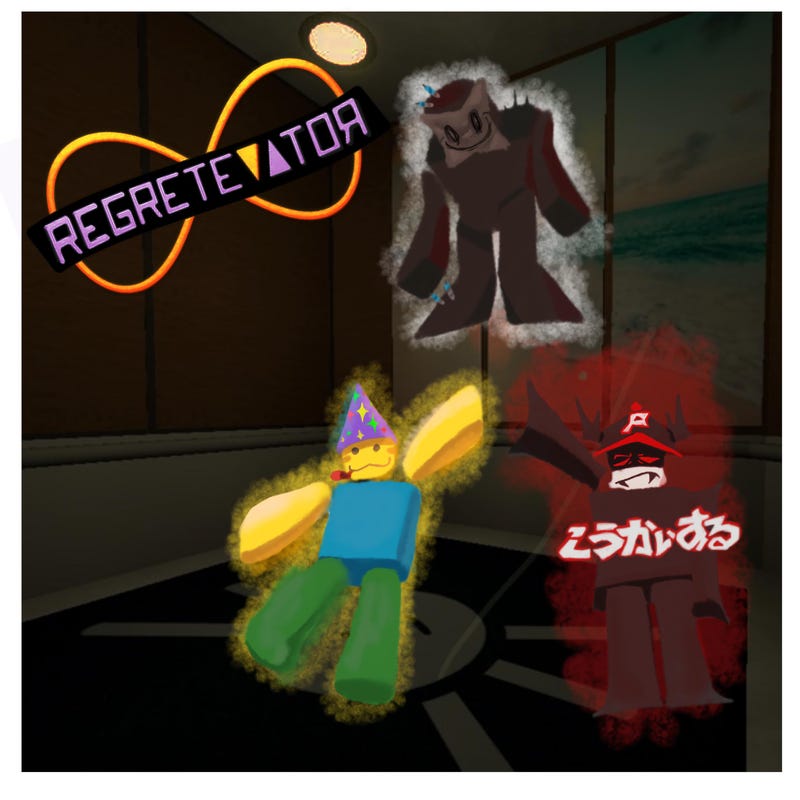 Regretevator Stickers - Etsy