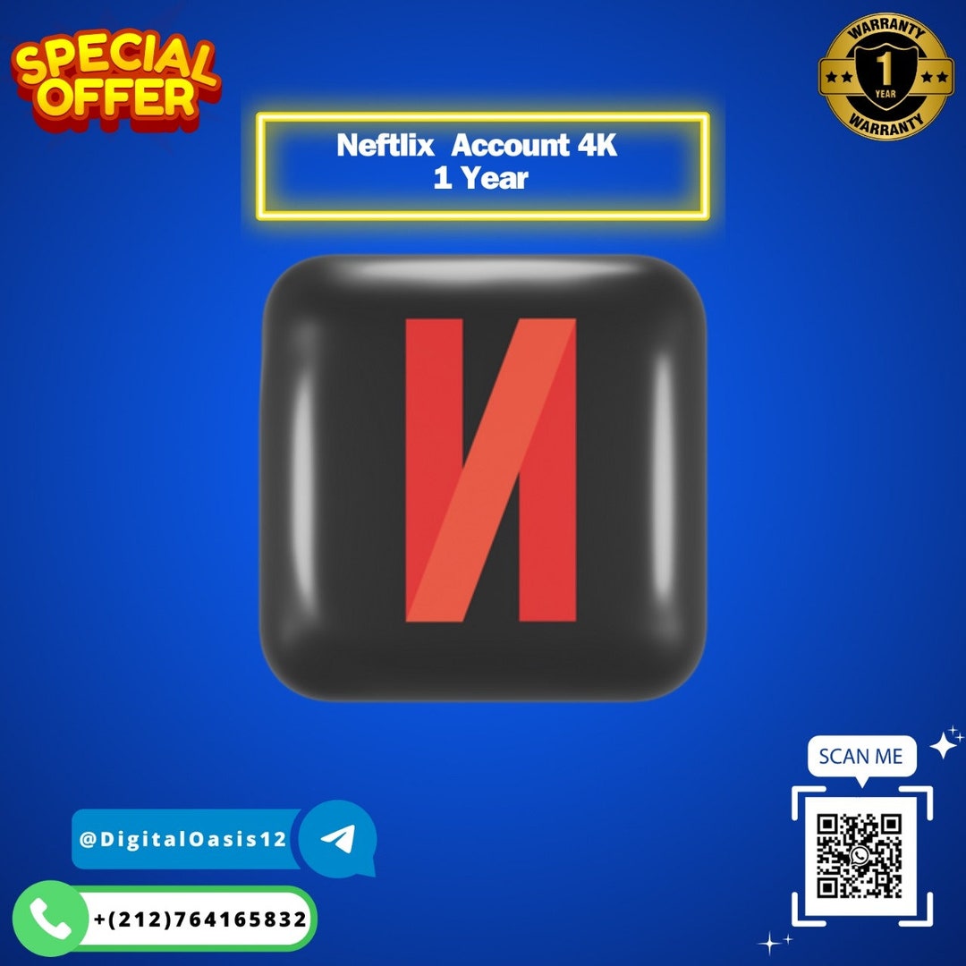 Netflix Account Netflix 4k Account Ultra Premium for 12 Months Offer ...