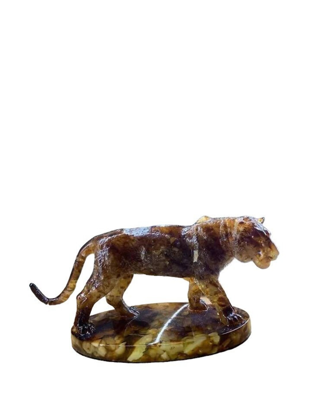 Small Amber Tiger,handmade Figurine Tiger, Tiger,baltic Amber Gift ...