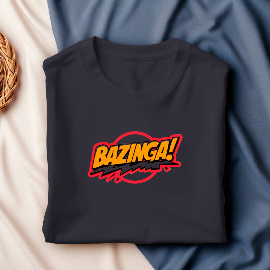 Big Bang Theory Bazinga Shirt, Tbbt, Sheldon Cooper Big Bang Bazinga ...