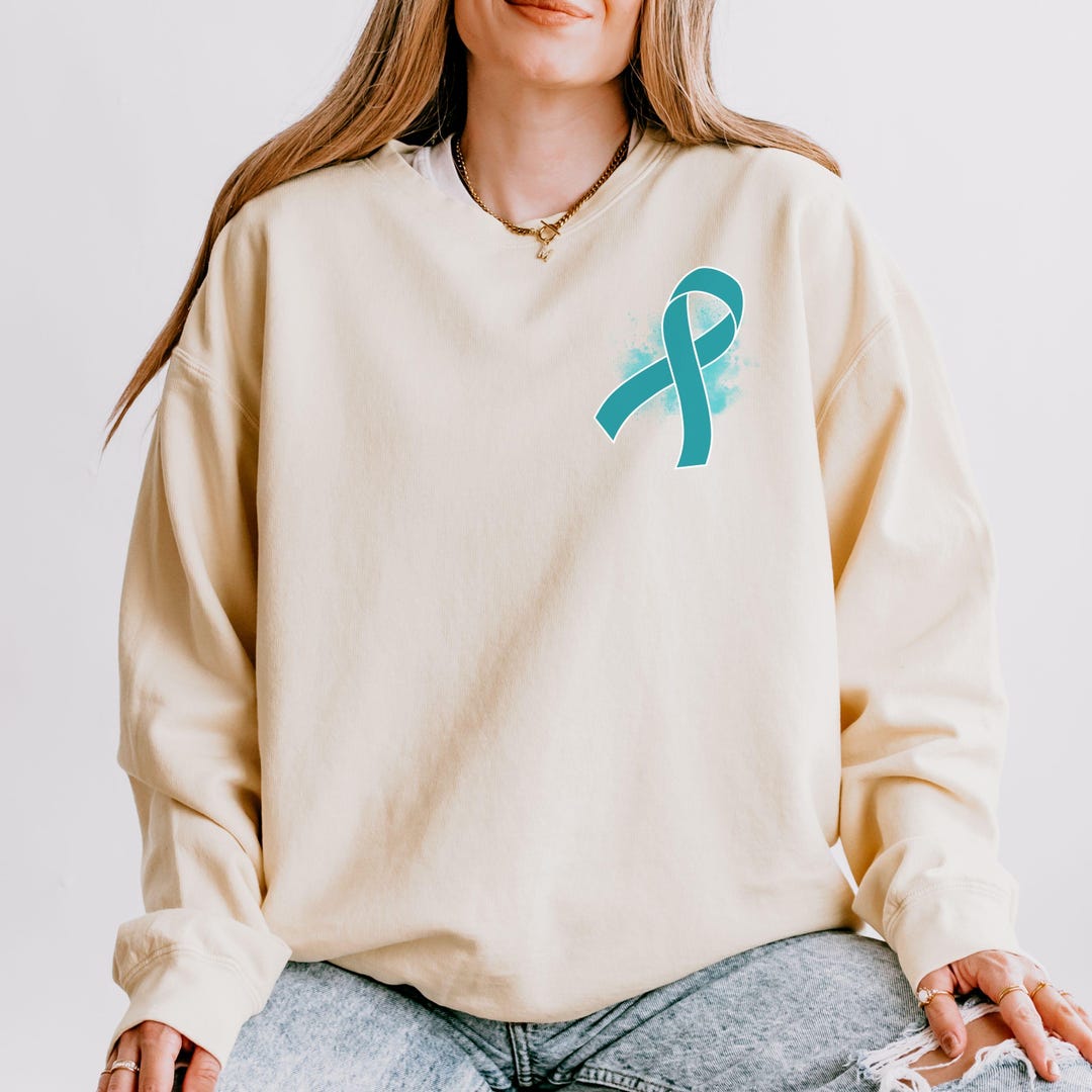 Pots Syndrome Shirt Awareness Ribbon Crewneck Sweatshirt. Pots Syndrome ...