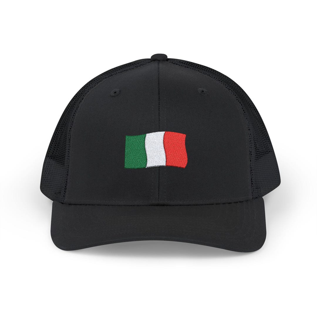 Italian Flag Hat Snapback Trucker Cap. Italy Hat. Italian Gifts. Ciao ...