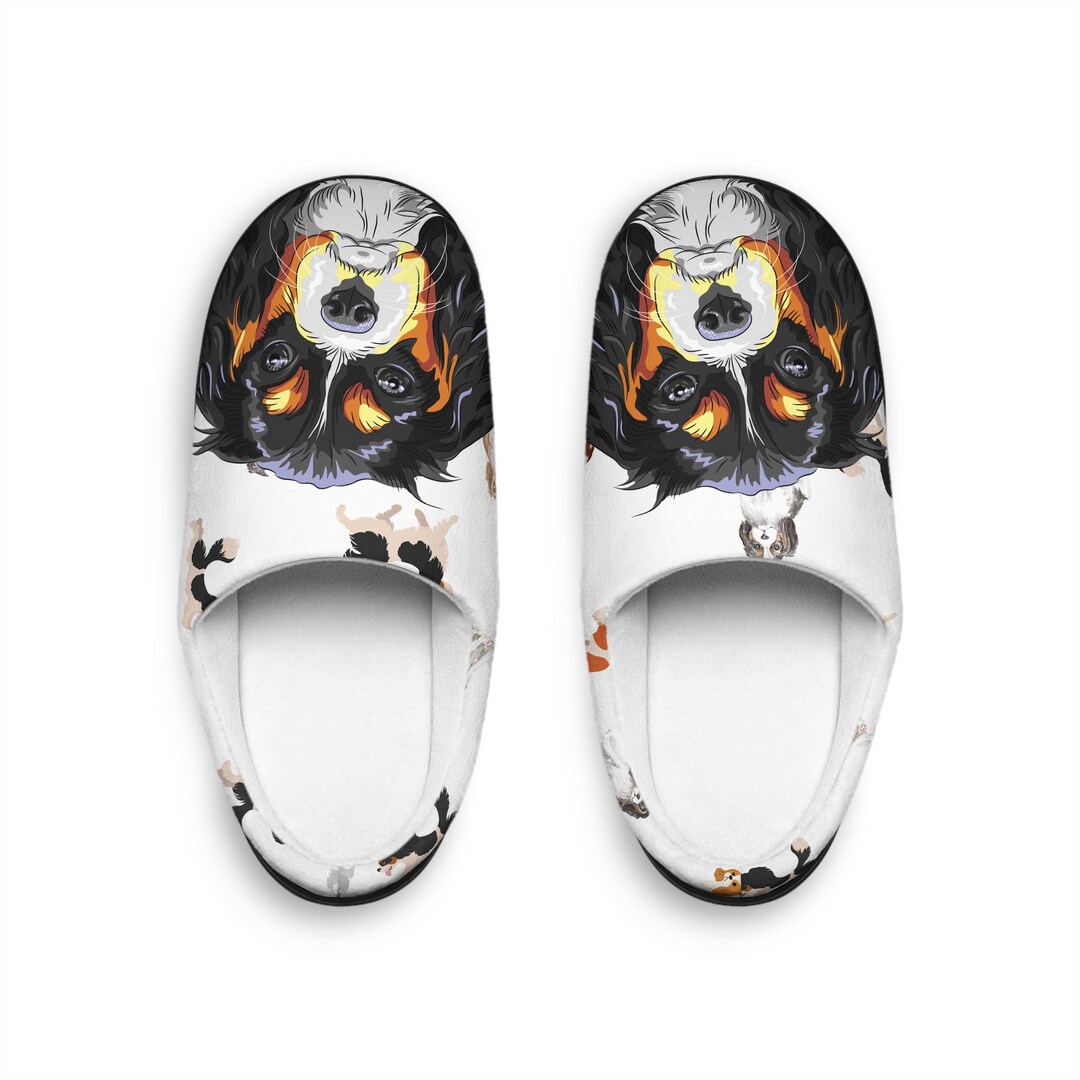 Cavalier King Charles Spaniel Womens Indoor Slippers. King Charles ...