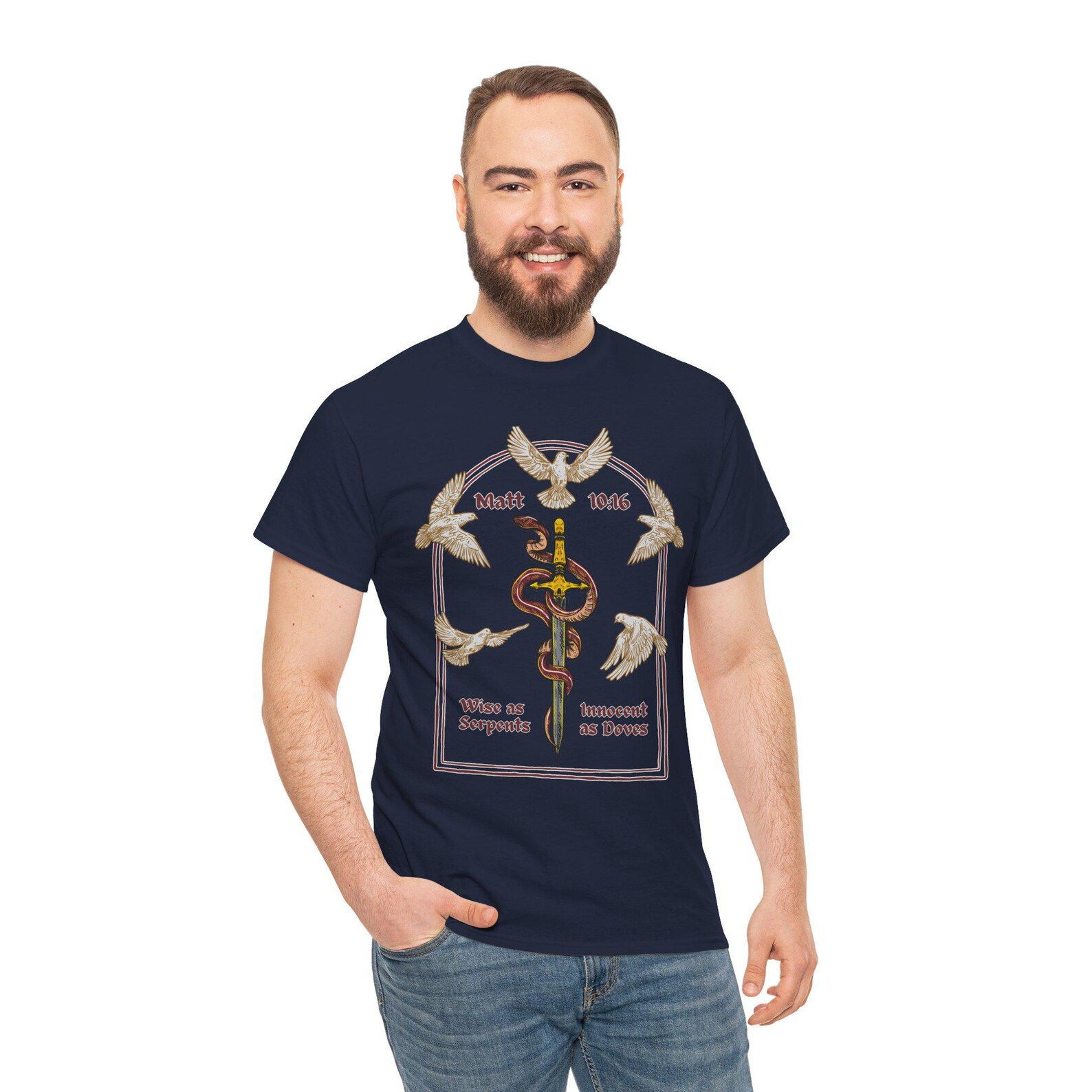 Wise as Serpents and Innocent as Doves T-shirt, Mathew 10:16 Verse ...