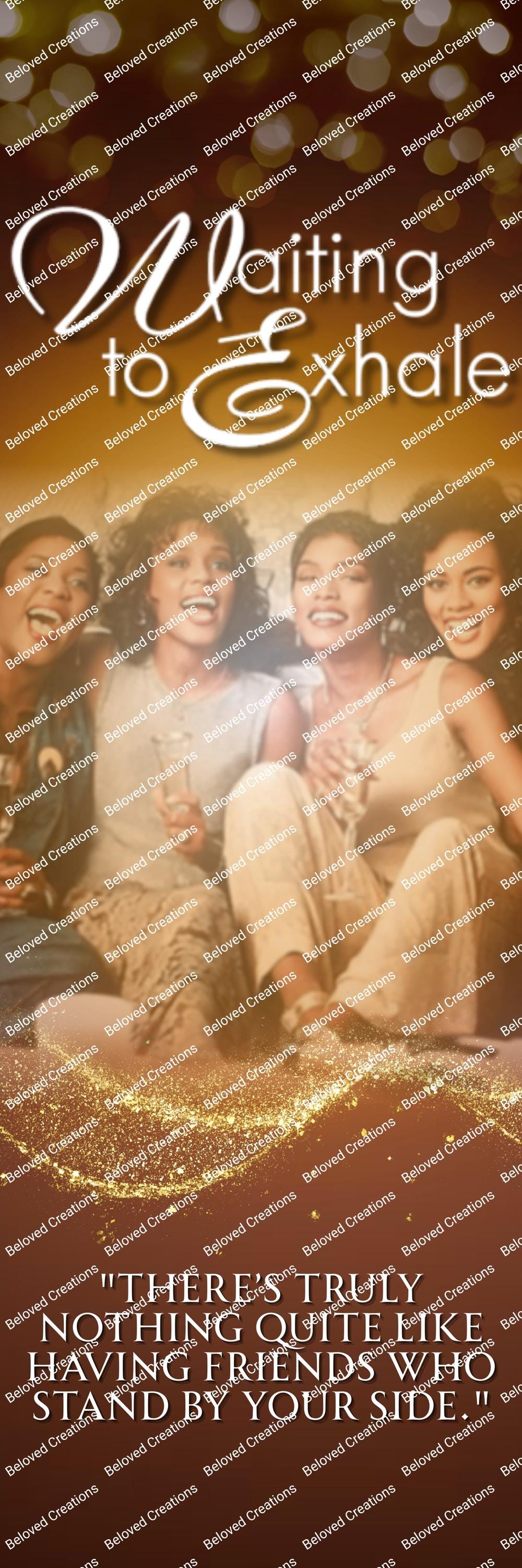 Waiting to Exhale Party Backdrop Banner Bundle: Empowerment Decor ...