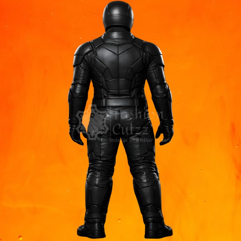 Black Shadow Reinforced Futuristic Tactical Cosplay Suit | Cyberpunk ...