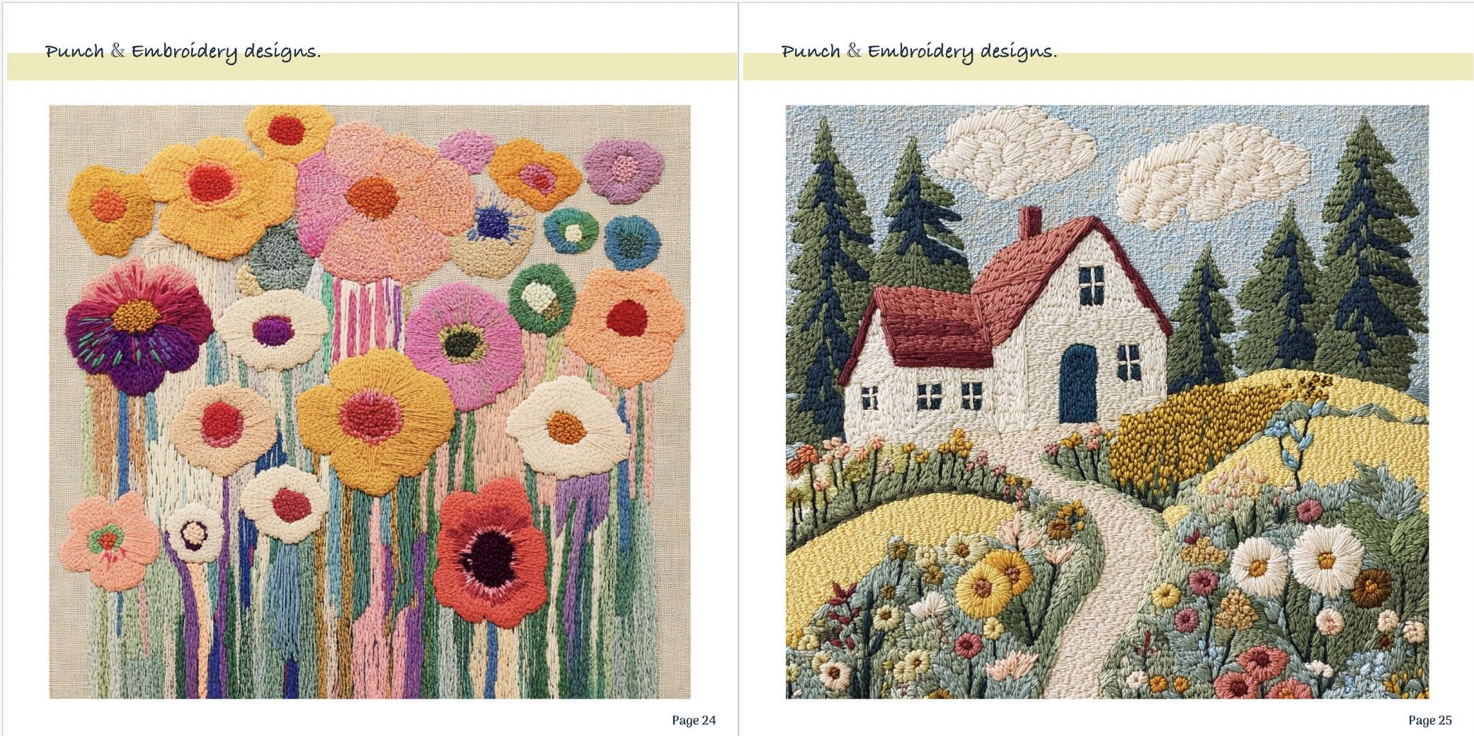The Ultimate Punch Needle & Embroidery Inspiration Book-dozens of ...