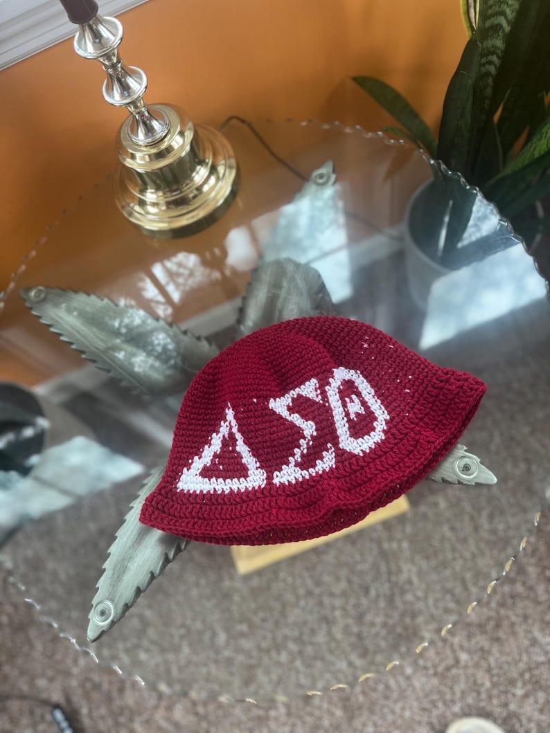 Delta Sigma Theta Bucket Hat PDF Pattern - Etsy Australia