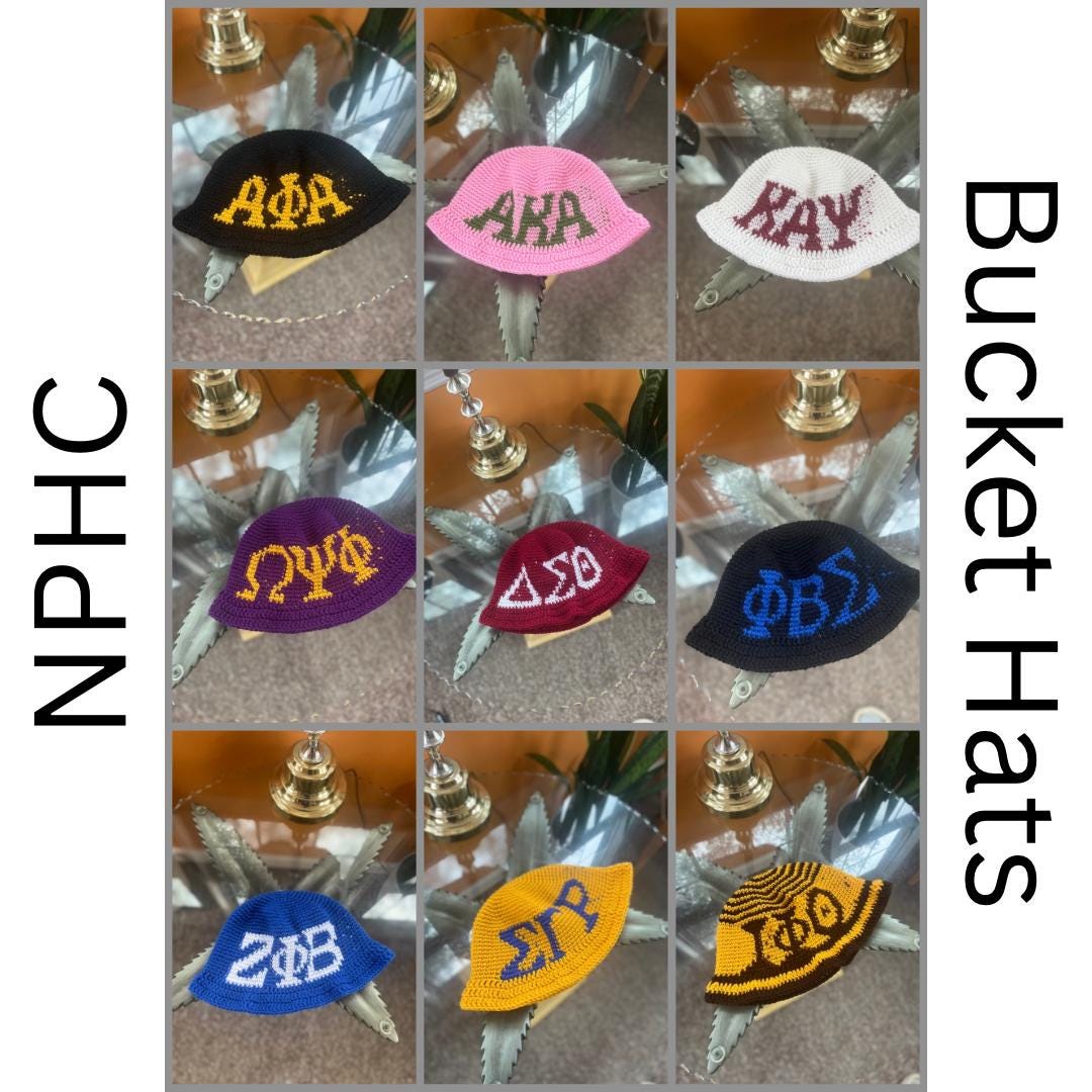 Greek Letter Bucket Hat - Etsy