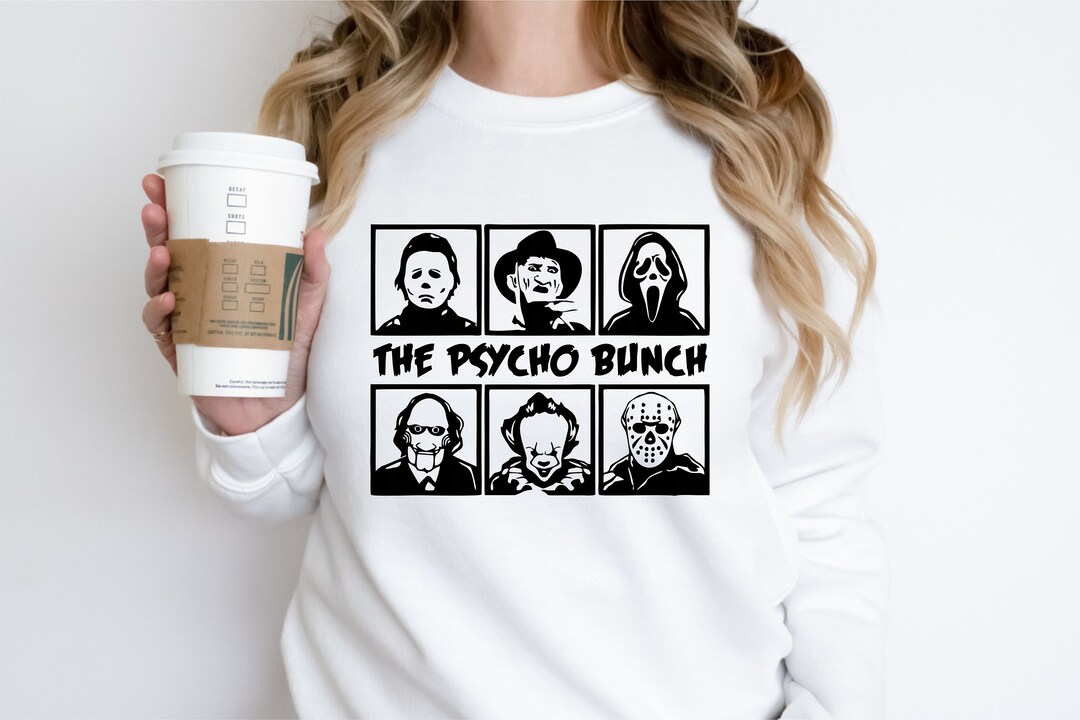 Psycho Bunch Horror Characters SVG Cut File Cheap SVG Halloween Scary ...