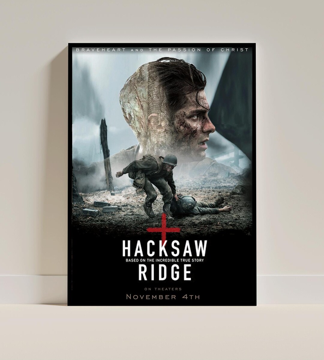 Hacksaw Ridge Canvas Print , Hacksaw Ridge Wall Art, Wall Art Print ...