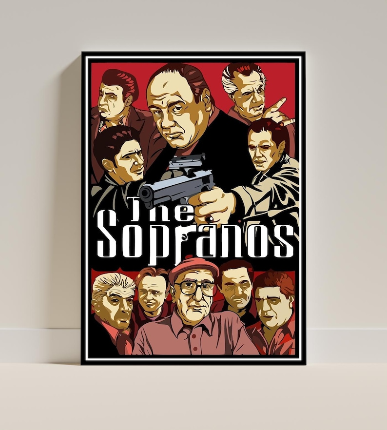 The Sopranos Canvas Print , the Sopranos Wall Art, Wall Art Print ...