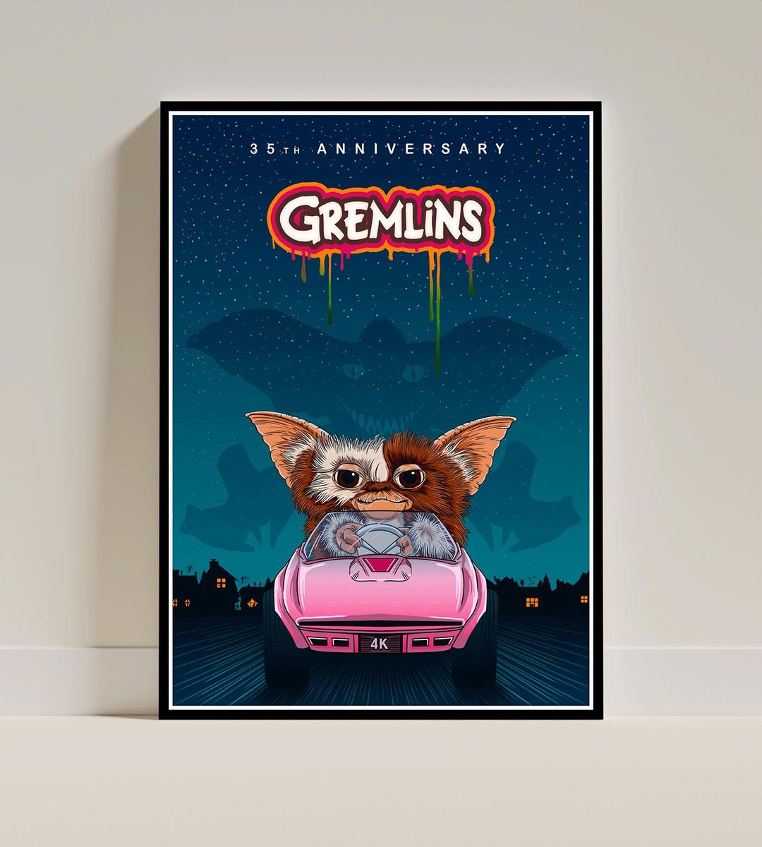 Gremlins Canvas Print , Gremlins Wall Art, Wall Art Print , Movie ...