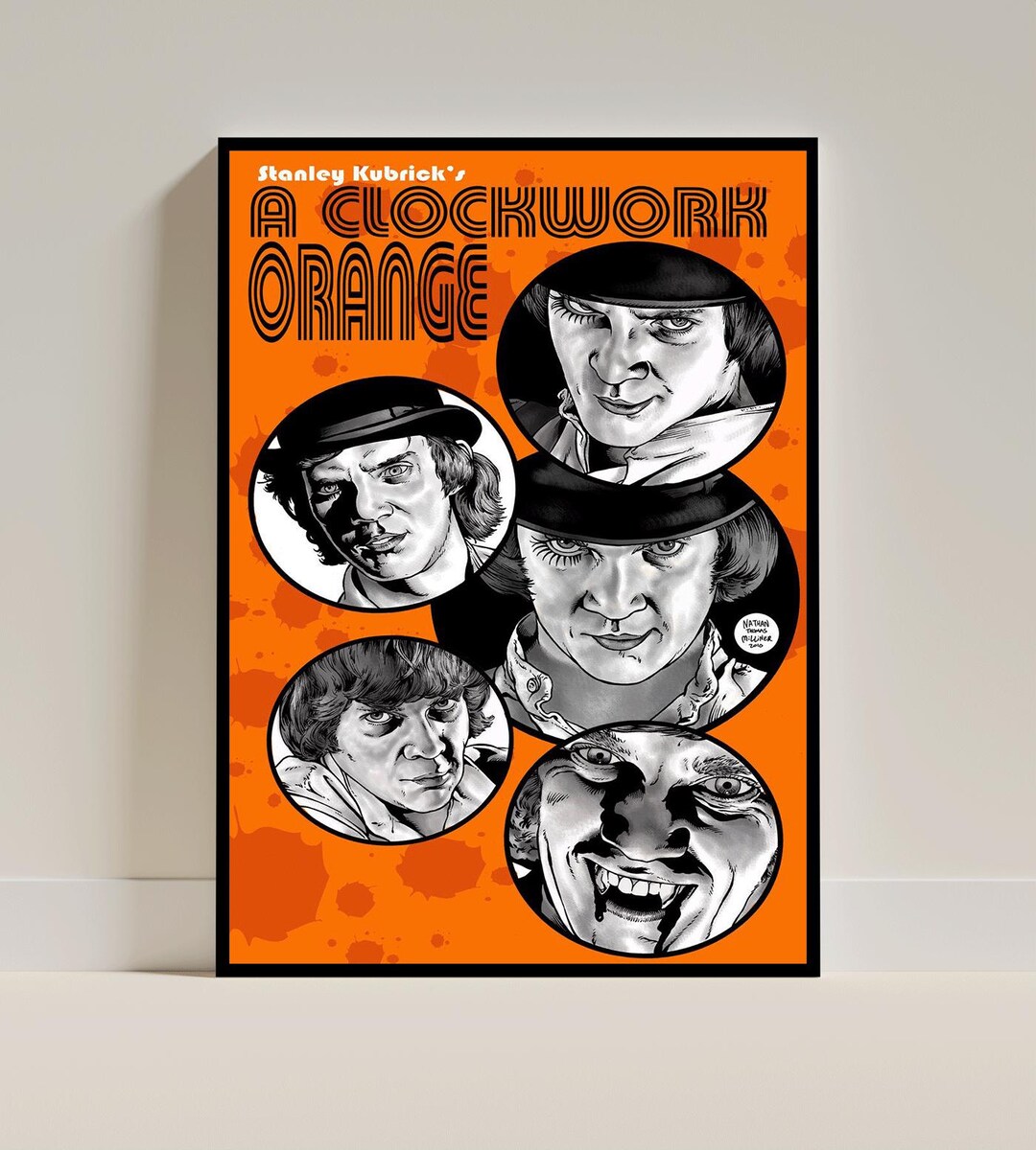 A Clockwork Orange Canvas Print , Alex and Mrs. Alexander Wall Art ...