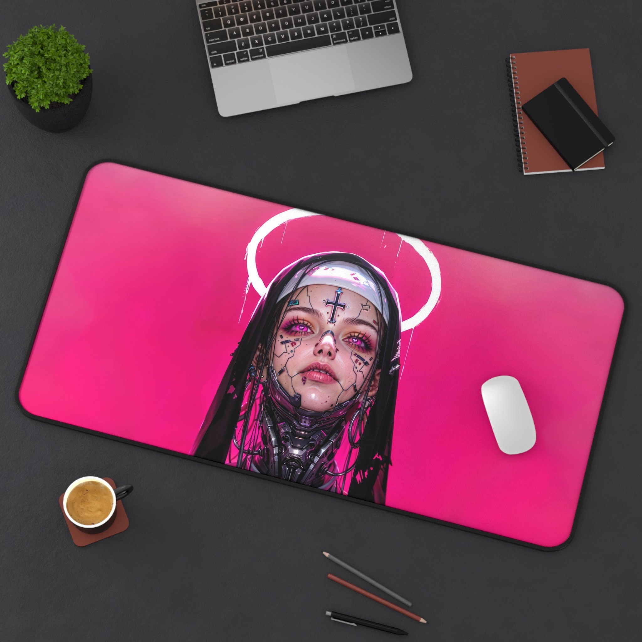 Mouse Pad , Cyberpunk Mousepad , Gaming Keyboard Mat , Cyberpunk ...