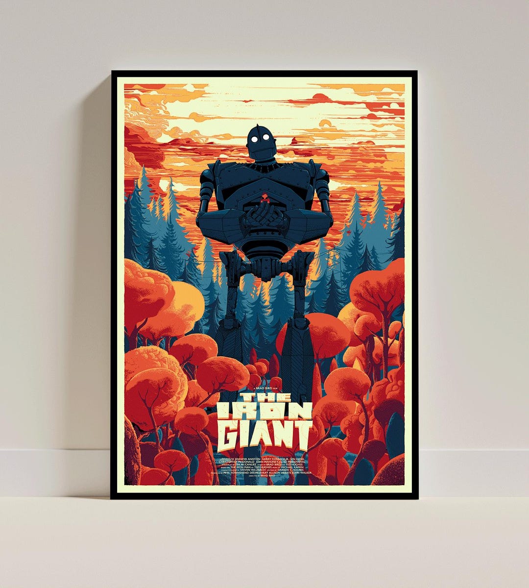 The Iron Giant Canvas Print , Kent Mansley and Hogarth Hughes Wall Art ...