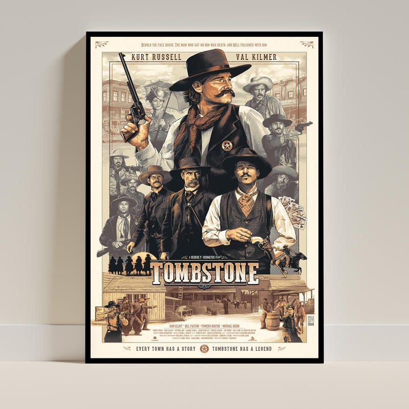 Tombstone Movie Poster - Etsy
