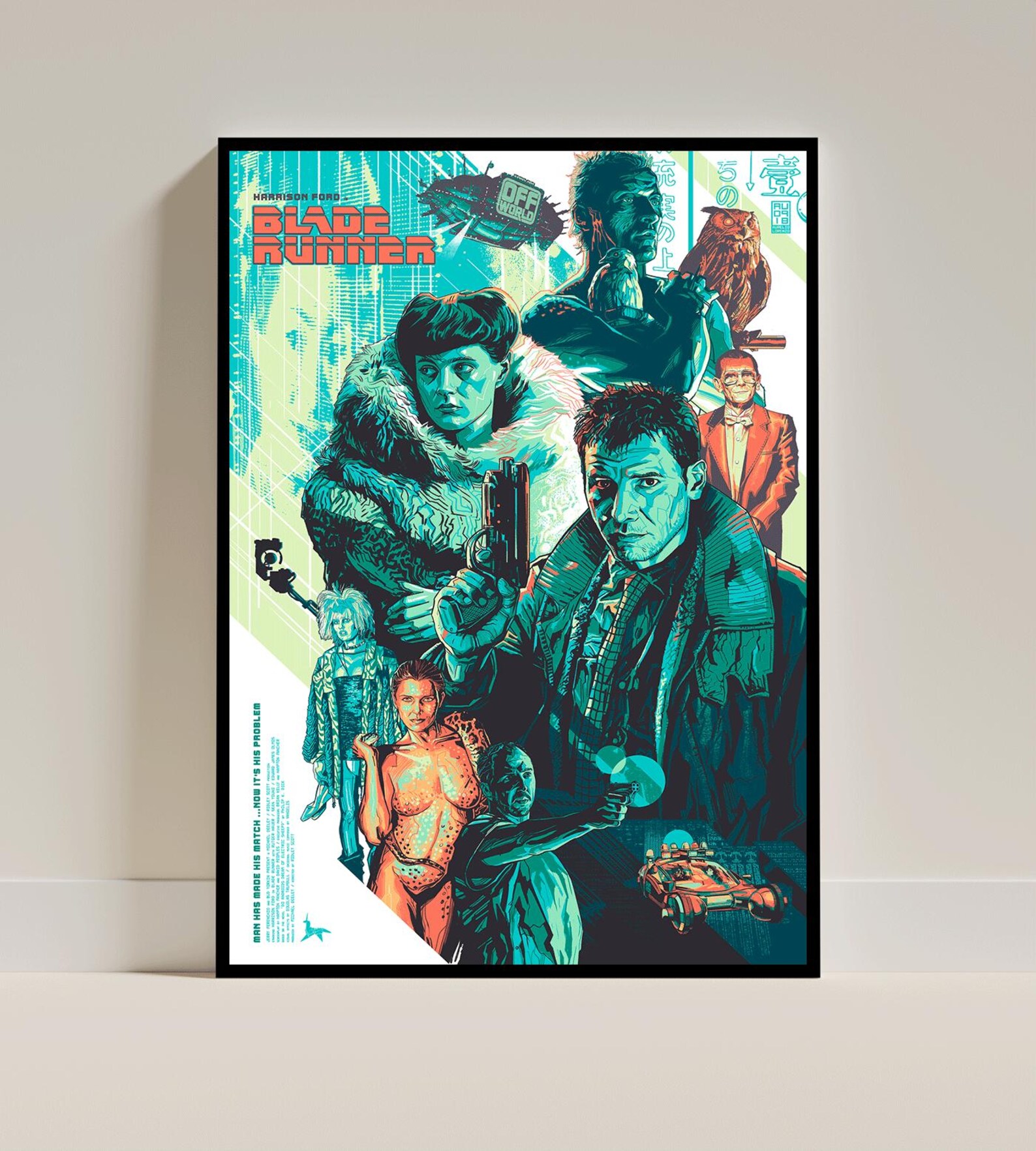 Blade Runner Canvas Print , Blade Runner Wall Art, Wall Art Print ...