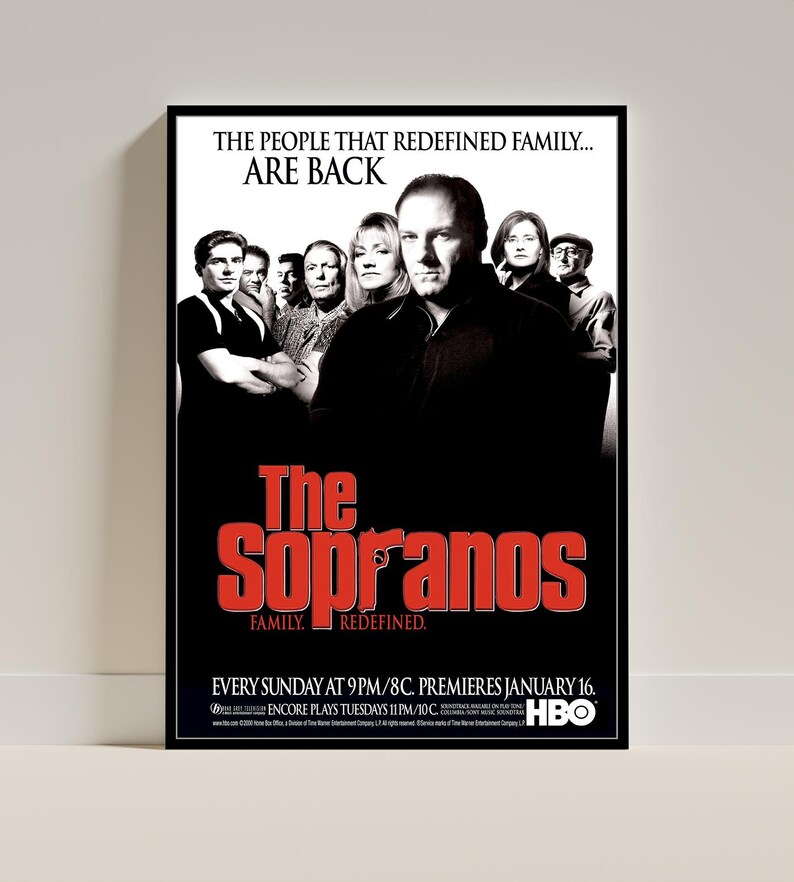 The Sopranos Canvas Print , the Sopranos Wall Art, Wall Art Print ...