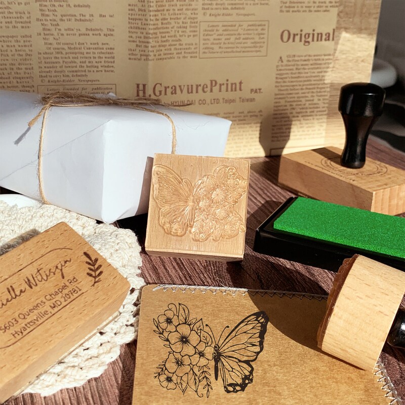 Large Custom Stamp - Etsy