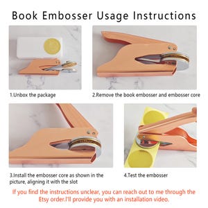 Book Embosser Personalized, Custom Book Embosser, Personalized Library ...