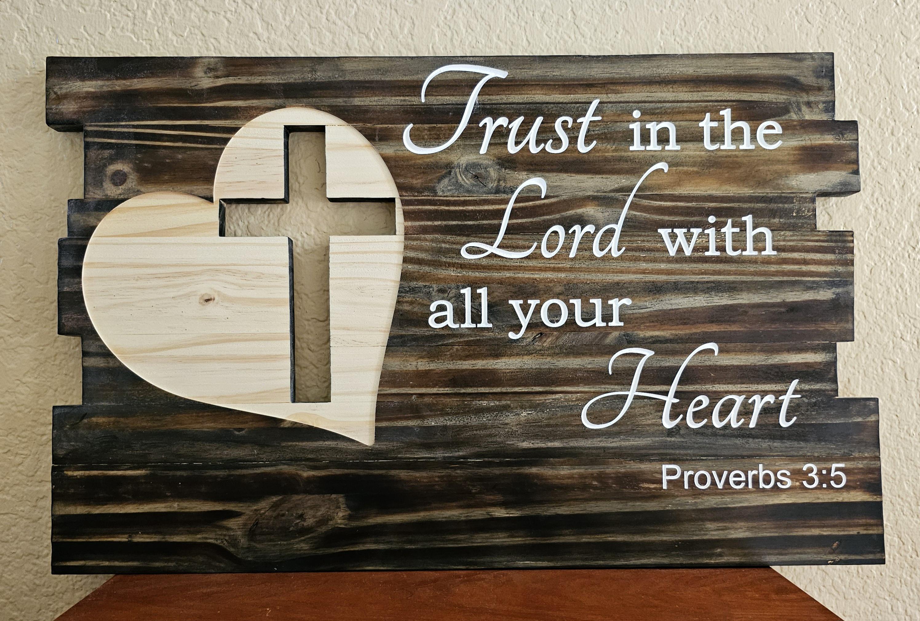 Rustic Wood Cross Sign: Inspirational Christian Wall Art - Etsy