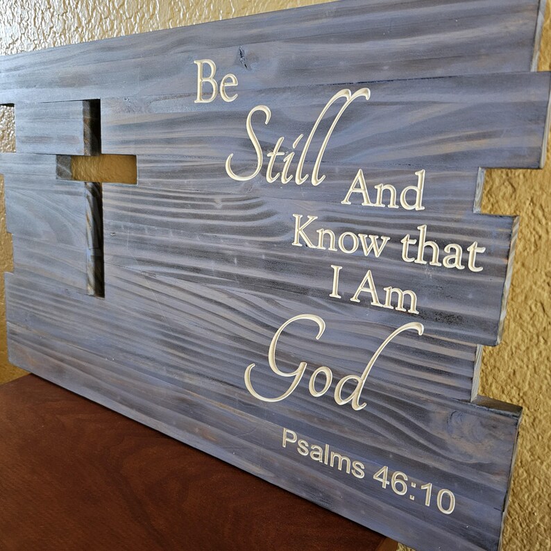 Rustic Wood Cross Sign: Inspirational Christian Wall Art - Etsy