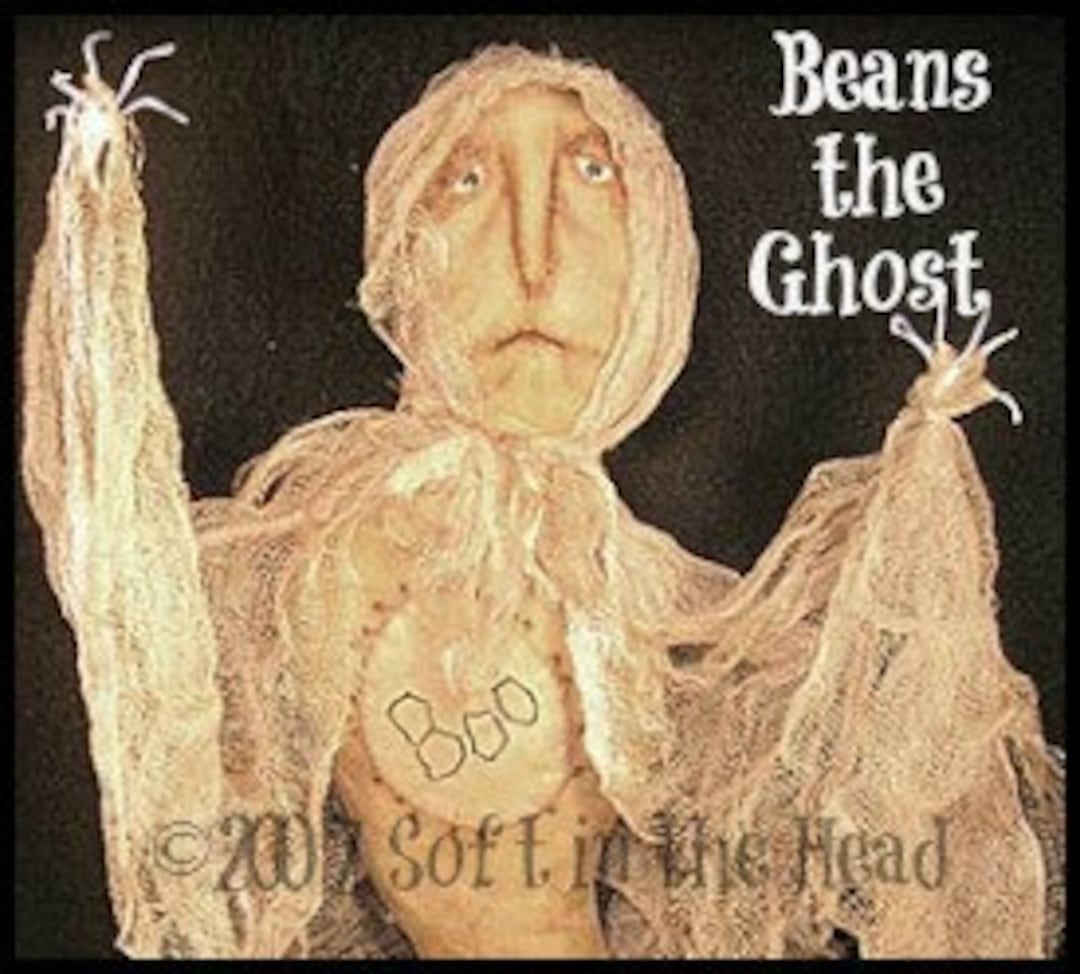 Beans the Ghost E-pattern - Etsy