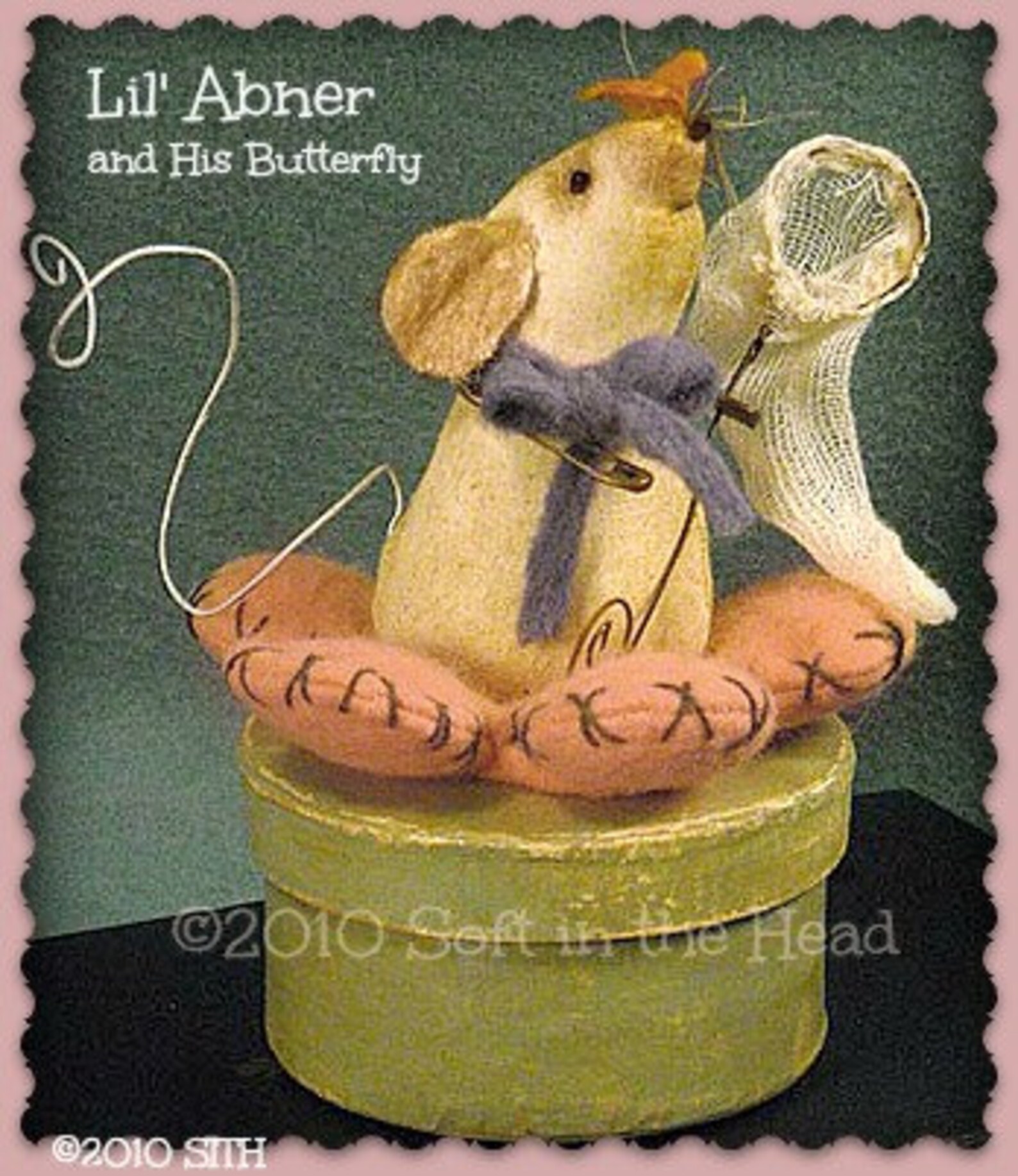 Abner Mouse...butterfly Catcher E-pattern - Etsy
