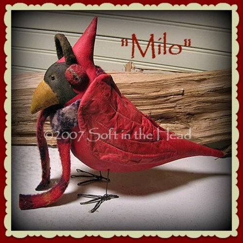 Milo the Cardinal E-pattern | Etsy