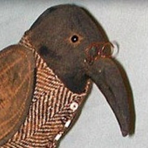 Socrates the Primitive Raven E-pattern | Etsy