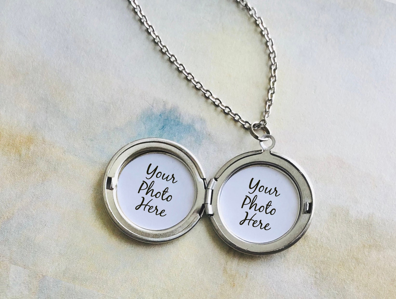 Personalized With Your Own Photo Stainless Steel Locket | Etsy